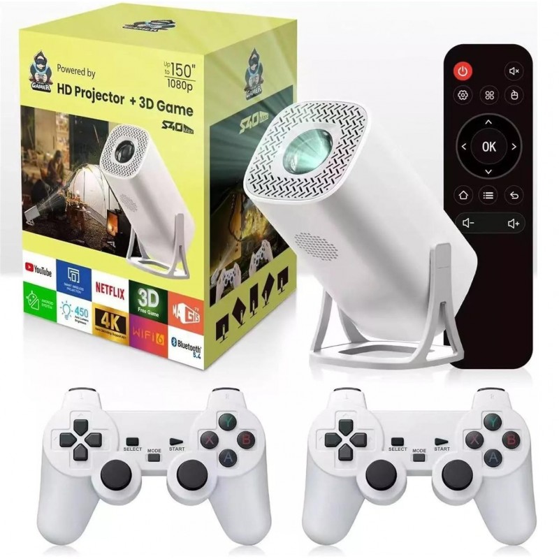 LCD Full HD Projector With Games - GeeWiz