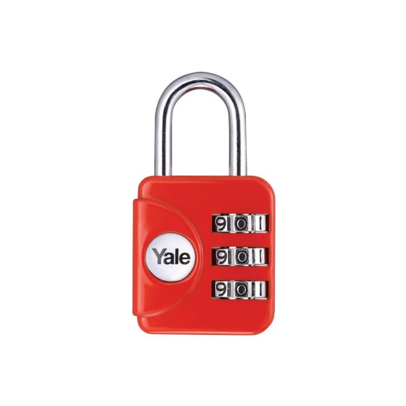 Yale YP1/28/121/1R Combination Lock - Red - GeeWiz