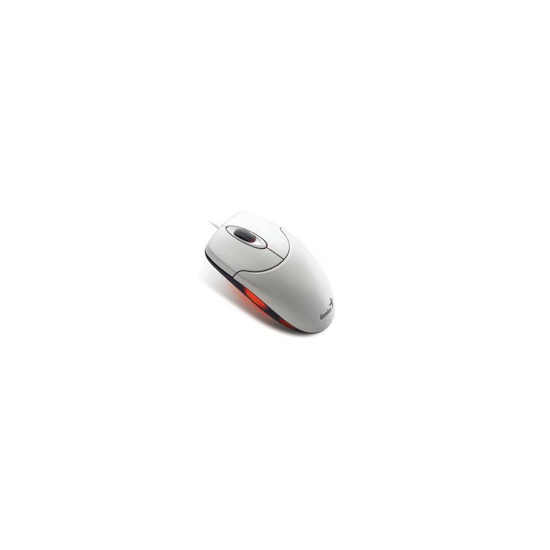 Genius 31011294101 NetScroll 120 Optical Mouse (White) - GeeWiz