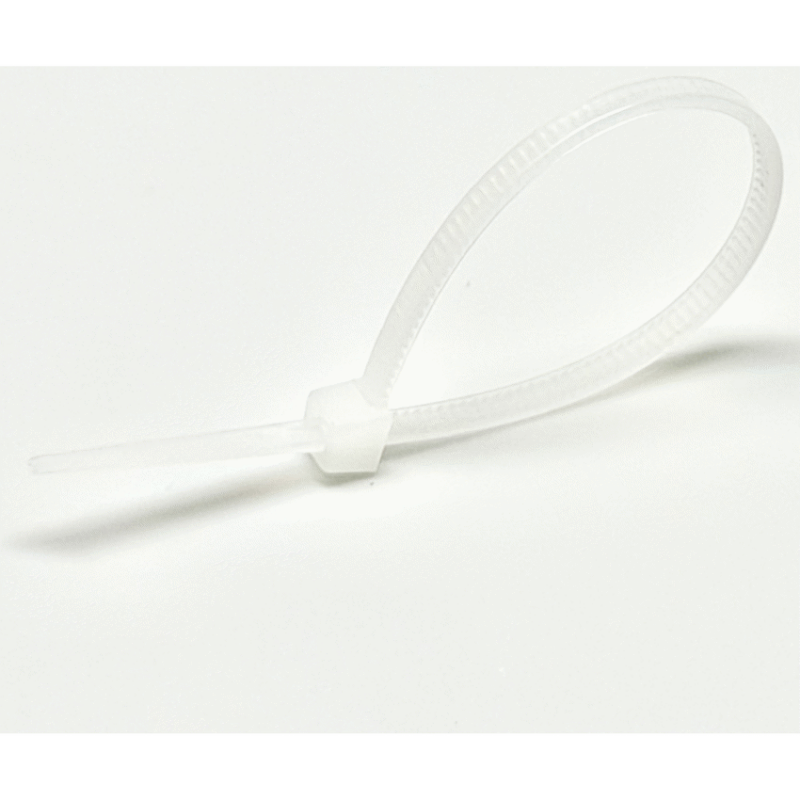 Ellies Cable Tie 2.5mm X 100mm - 50 PACK SIZE - WT - GeeWiz
