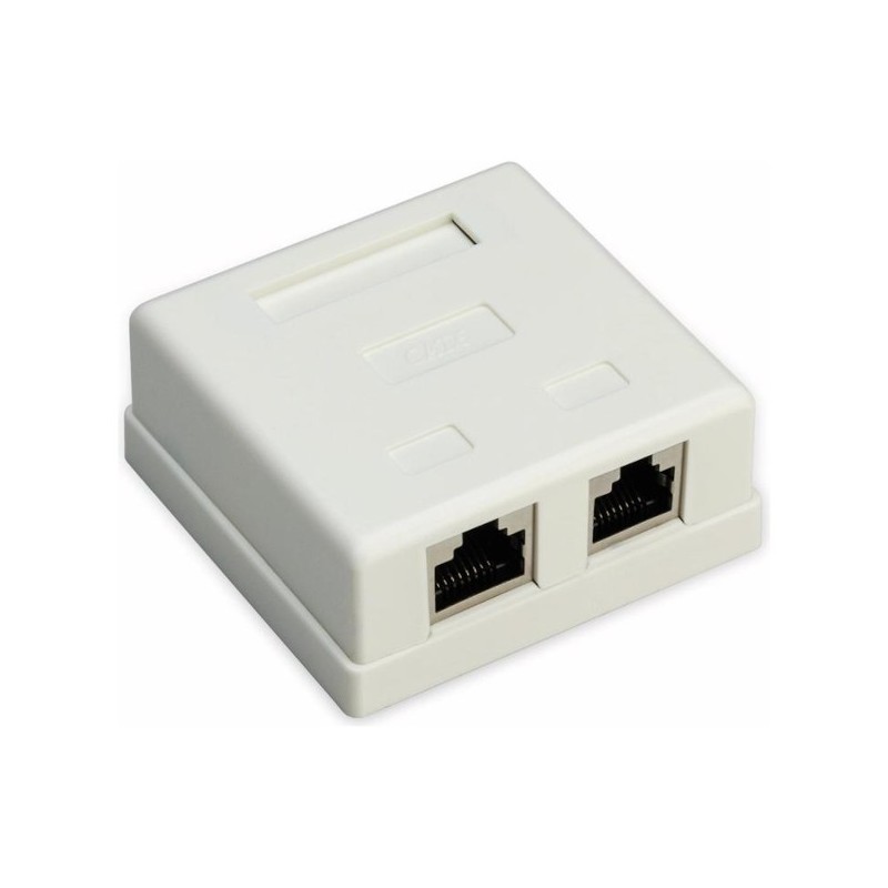 RJ45 Surface Box CAT5 Stp Dual Port SA8PDS5 - GeeWiz
