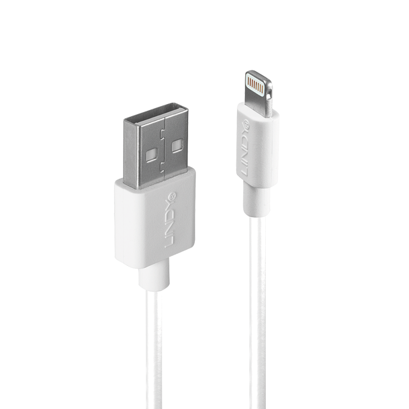 Lindy USB to Lightning Cable White - 3m - GeeWiz