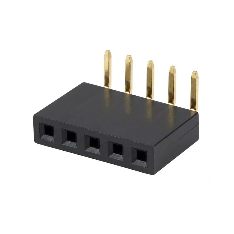 5W R/A SIL SOCKET HEADER P2.54mm 05FPRS - GeeWiz
