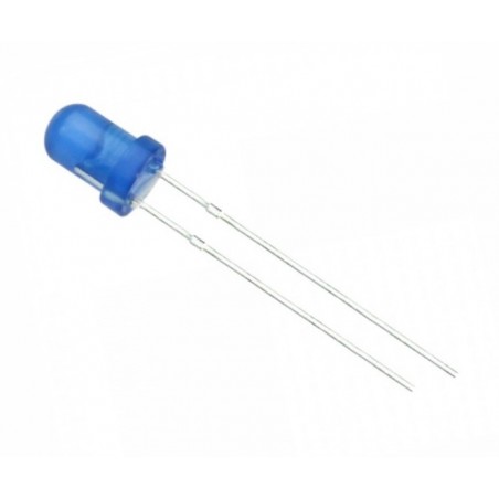 LED 3MM ROUND BLUE 460nm 700mcd 30-D 200627 - GeeWiz