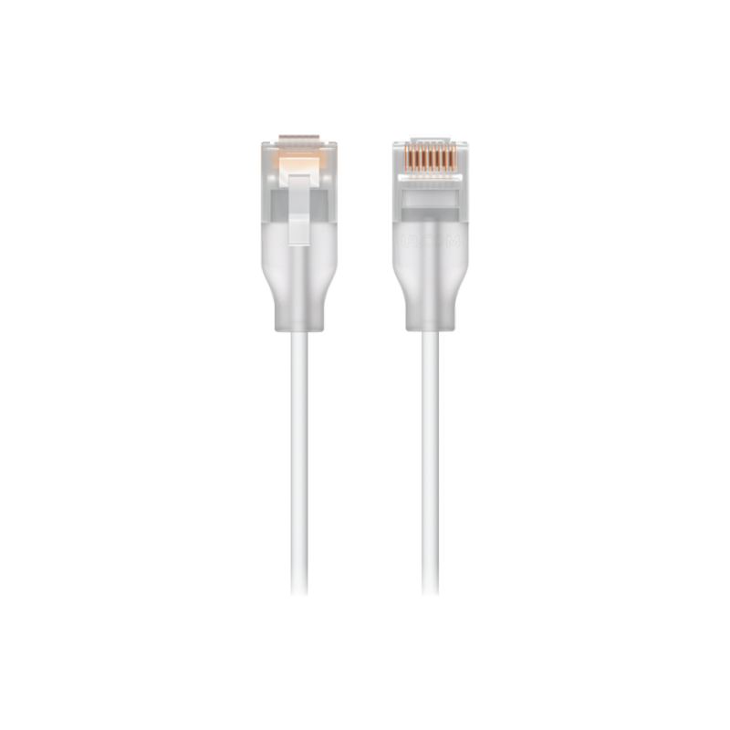 Ubiquiti UACC-Cable-Patch-EL-1M-W Nano-thin patch cable with 2.5 GbE ...