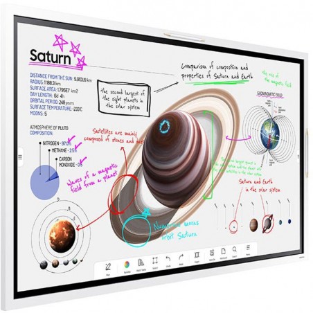 SAMSUNG 55'' FLIP CHART 4.0 4K UHD/ 16/7 USAGE/ 350NIT BRIGHTNESS - GeeWiz