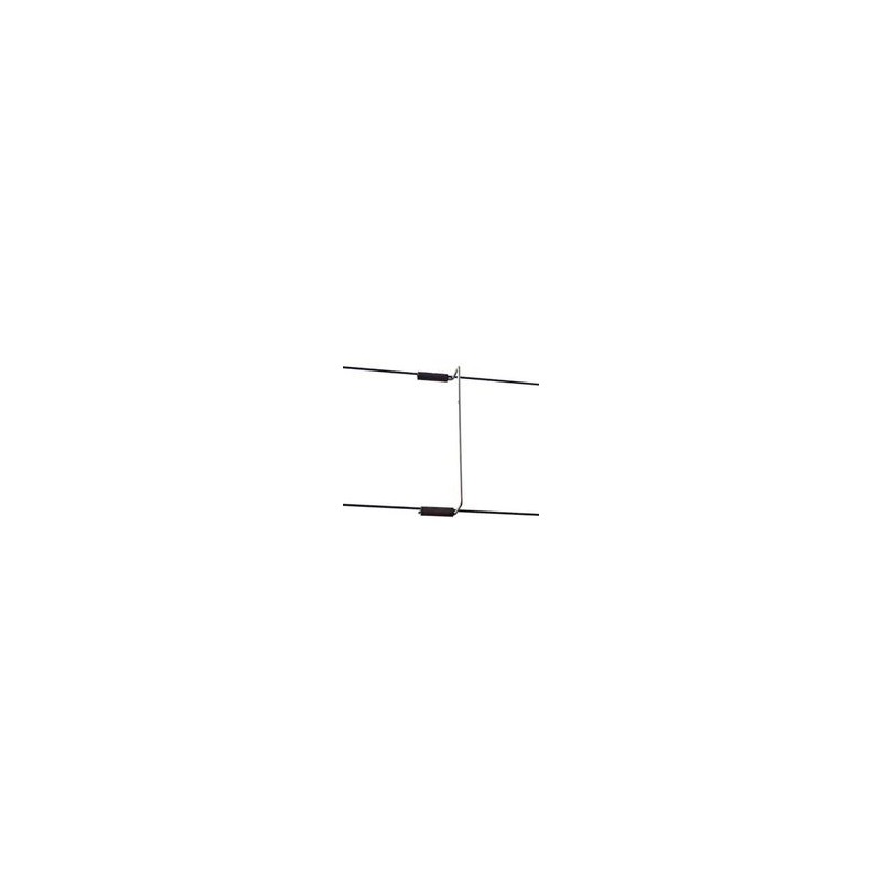 Nemtek Fence Pole - 8Line TPole Black with Shield Insulator - GeeWiz Nemtek Fence Pole - 8Line TPole Black with Shield Insulator - GeeWiz