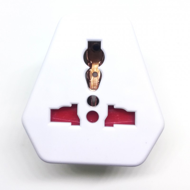 European USA UK Multi Plug to South African Power Converter - White - 3 ...