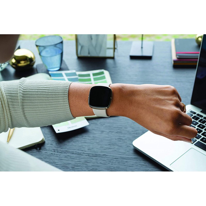 Fitbit Sense Advanced Health Smartwatch with tools for Heart Health ...