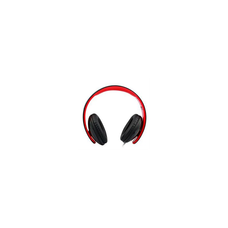 Microlab K310 Foldable Headset - Black/Red - GeeWiz