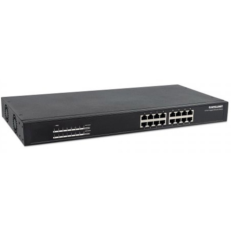 Intellinet 560993 16-Port Gigabit PoE+ Switch - GeeWiz