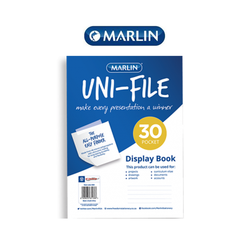 Marlin Uni-File A4 Filp File 30 Page - GeeWiz Marlin Uni-File A4 Filp File 30 Page - GeeWiz