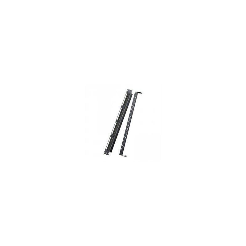 Ugreen 24 Port CAT6 LAN Cable Patch Panel- Black - GeeWiz