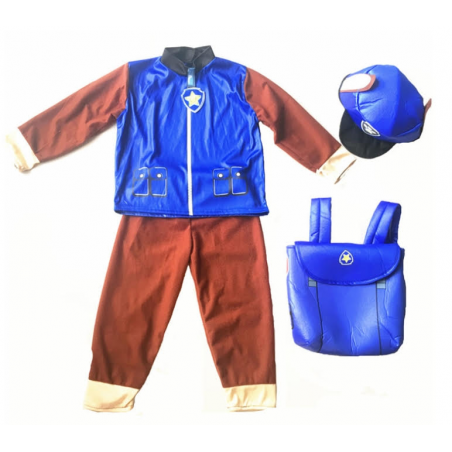 Paw Patrol Kids Dress Up Costume - Chase - GeeWiz