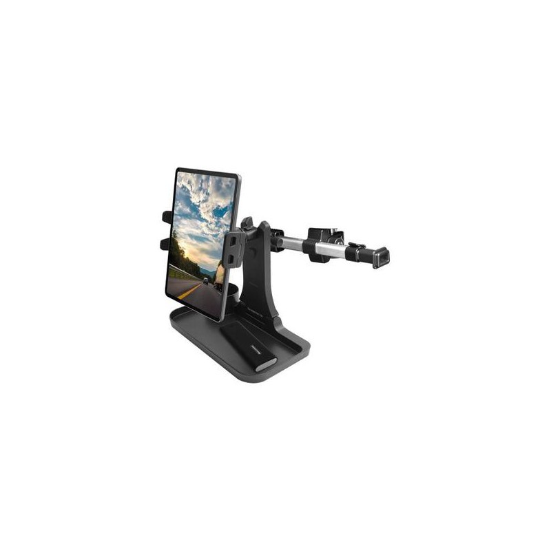 Macally Dual Position Car Seat Headrest Tablet Mount with Table Tray ...