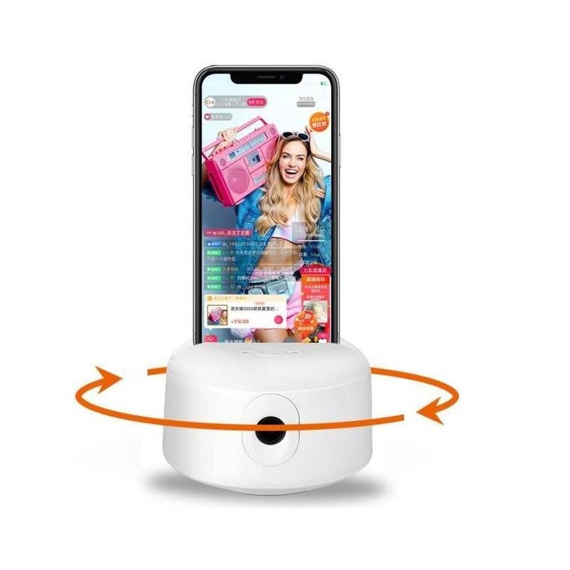 Intelligent Tracking Smart Phone Holder 360 Degree - GeeWiz