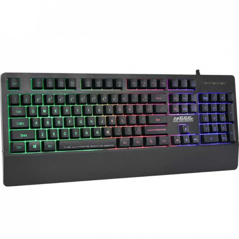 Armaggeddon AK-666X Kalashnikov Membrane Gaming Keyboard - GeeWiz