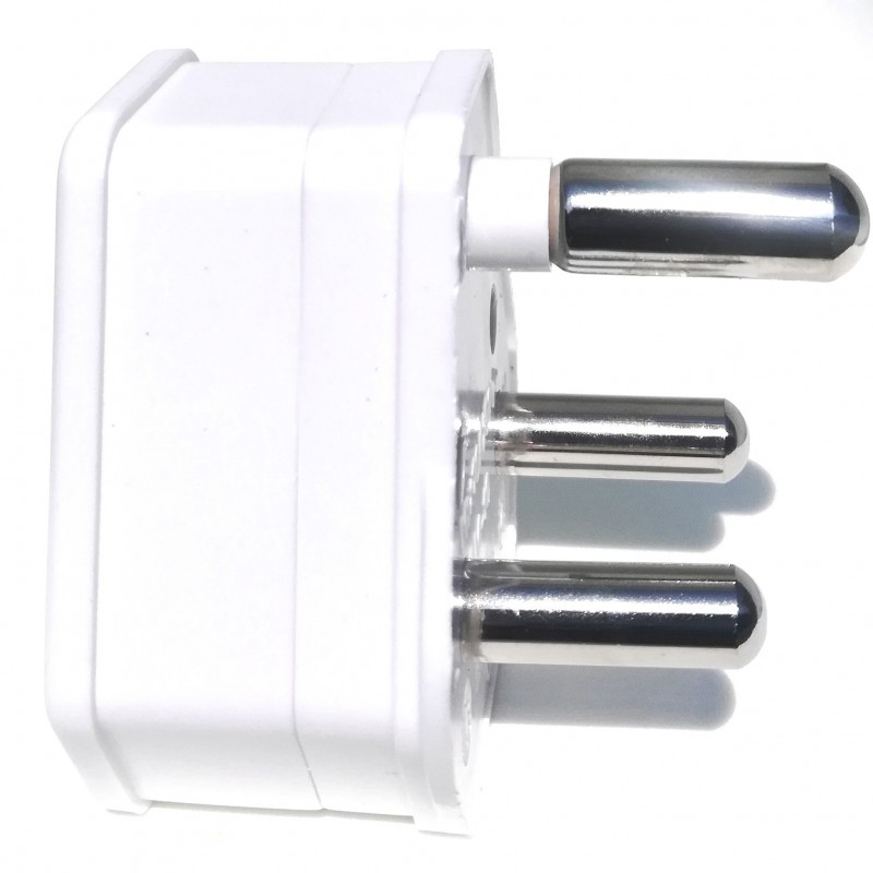 European USA UK Multi Plug to South African Power Converter - White ...