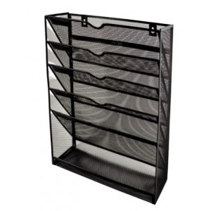 SDS M740 Wire Mesh Wall File Organizer Document Storage Compartments ...