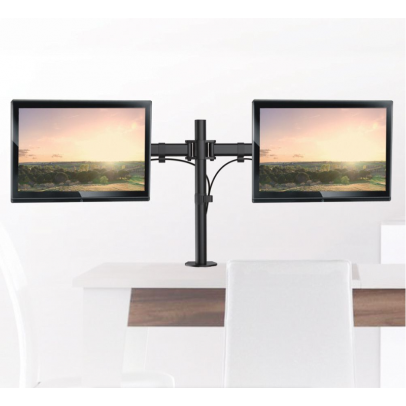 Dual Monitor Desktop Vesa Mount Bracket - GeeWiz