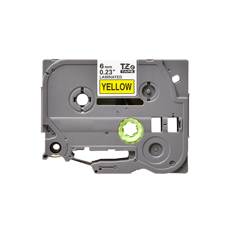 Compatible BROTHER TZE 611 Labelling Tape Cassette - 6mm Black on ...