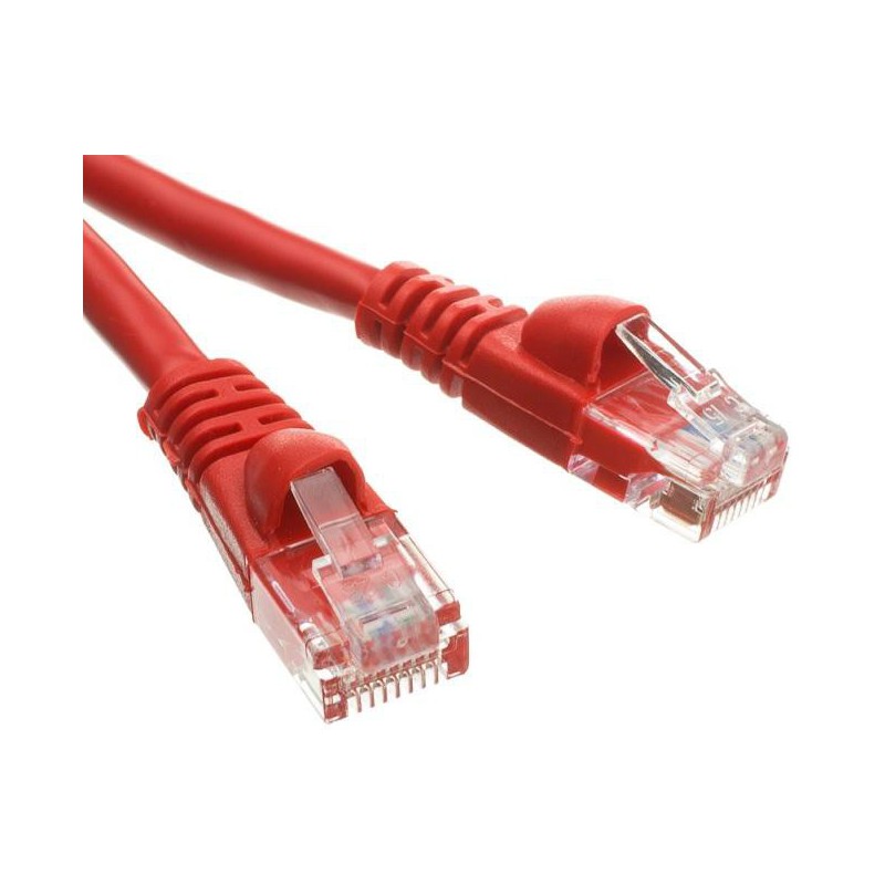 Microworld CAT5E 10m Red Cable - GeeWiz