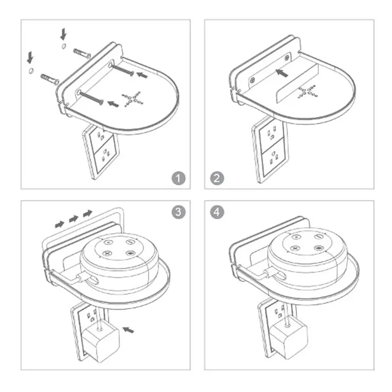 Google WiFi Wall Stand - 3 Pack - GeeWiz