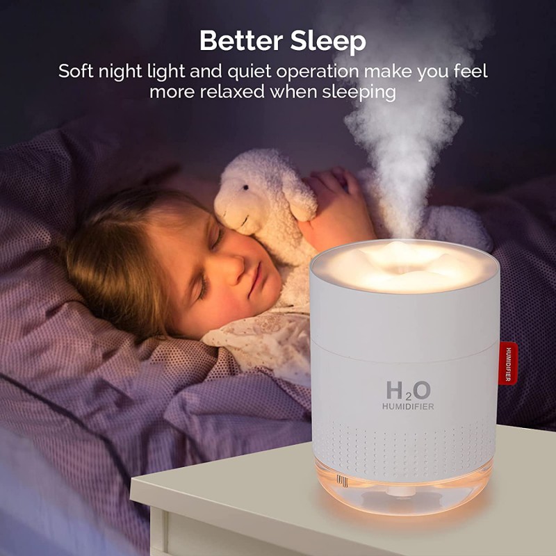 USB Portable Mini Humidifier-500ml - GeeWiz