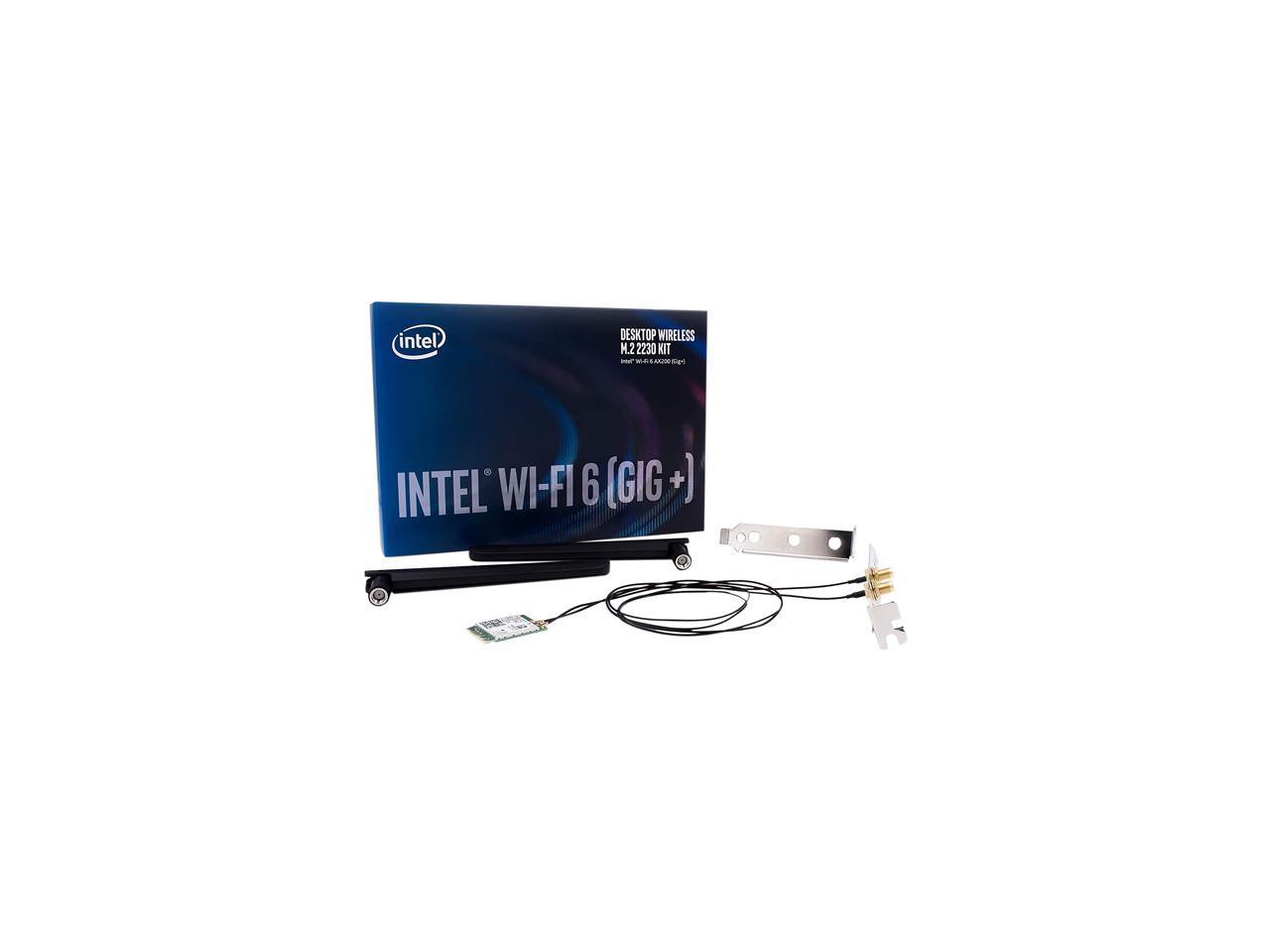 Laptop Add-on Cards - Intel Wi-Fi 6 AX200 (Gig+) Desktop Kit Up to 2 ...
