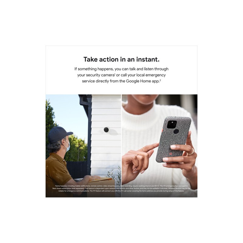 Google Nest Cam 1080p Indoor/Outdoor Camera (Battery) - 4 Pack - GeeWiz