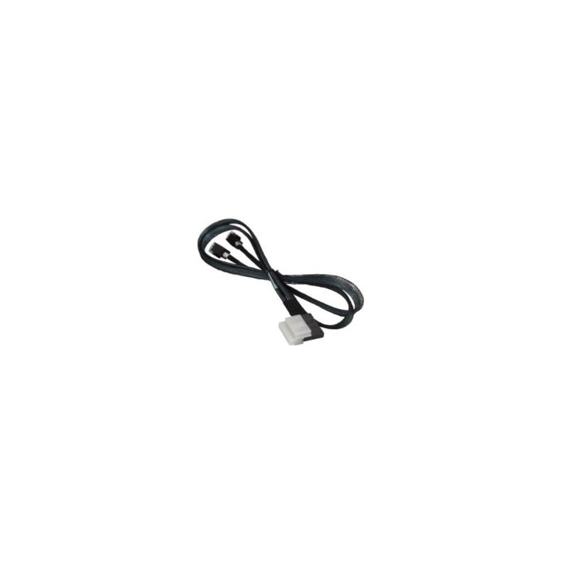 Supemicro Slimline SAS x8 (LE) to 2x MiniSAS HD 70cm Cable - GeeWiz