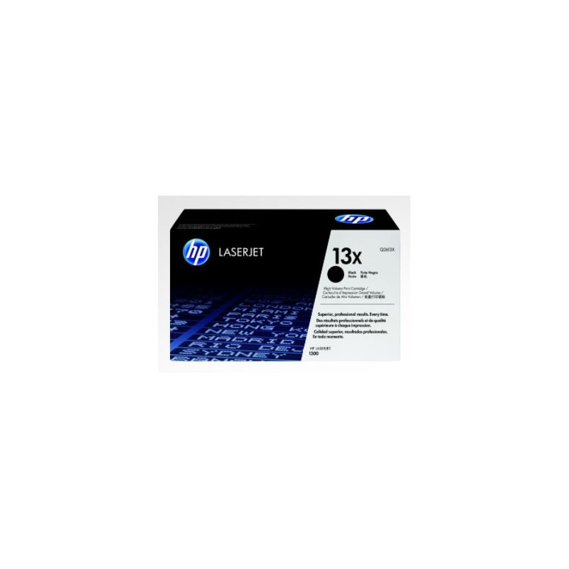 HP Q2613X 13X High Yield Black Original LaserJet Toner Cartridge - GeeWiz