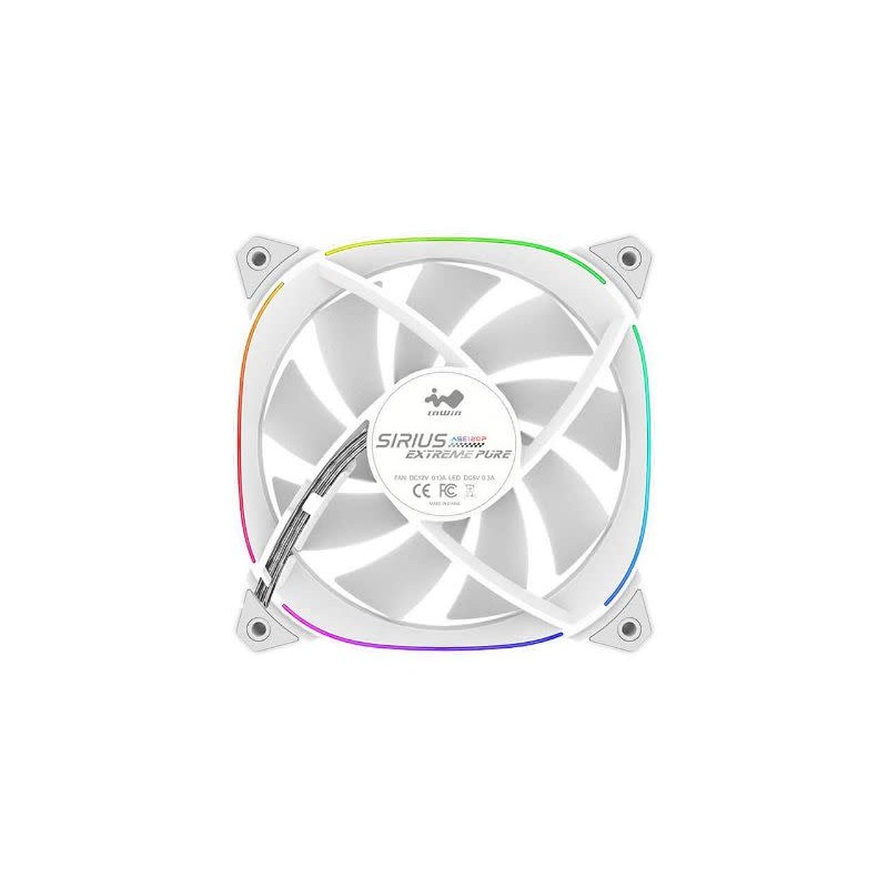 Inwin Sirius Extreme Pure ARGB White Case Fan - GeeWiz