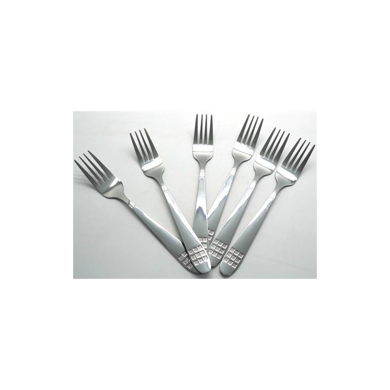 Casey Catering 6 Piece Stainless Steel Dinner Table Forks Set Geewiz