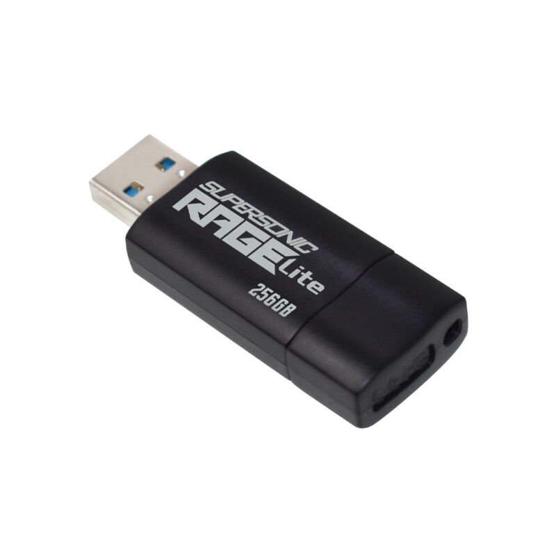 Patriot Supersonic Rage Lite 256GB USB3.2 Gen 1 Flash Drive – Black ...