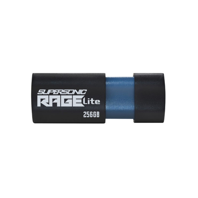 Patriot Supersonic Rage Lite 256GB USB3.2 Gen 1 Flash Drive – Black ...