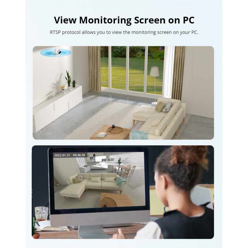 SONOFF Slim Cam - Slim Smart Home Security Camera / 1080p - GeeWiz