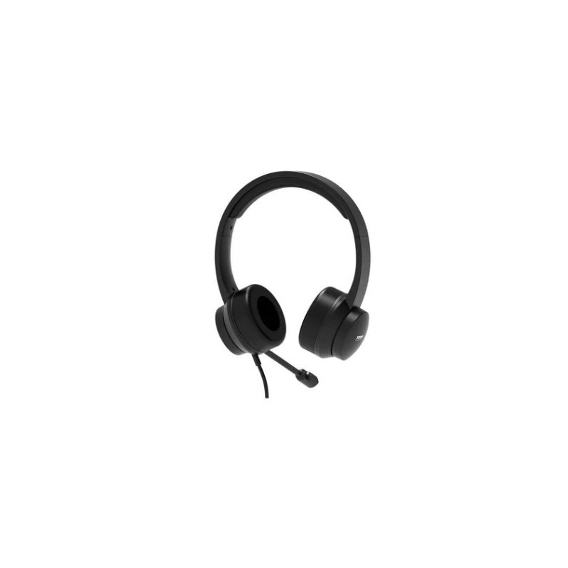 Port Designs Comfort Office USB Stereo Headset with Microphone - Black ...