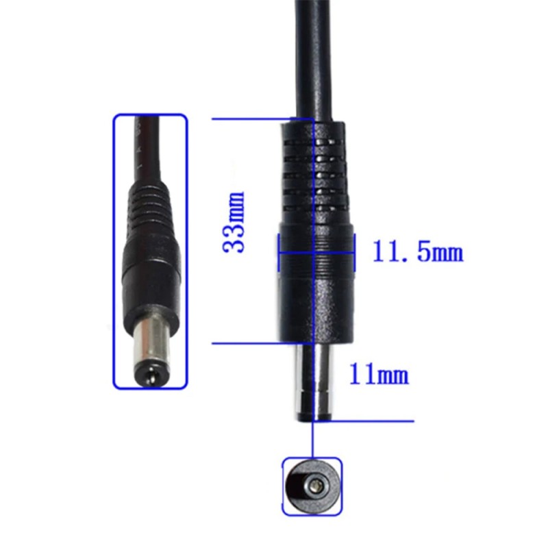 MC4 to DC 5.5mm Solar Power Cord Extension Cable - 13A / 36V / 1.5 ...