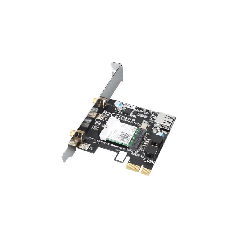 Gigabyte 802.11ax Dual Band WIFI 6 + Bluetooth 5 PCI-E Card - GeeWiz