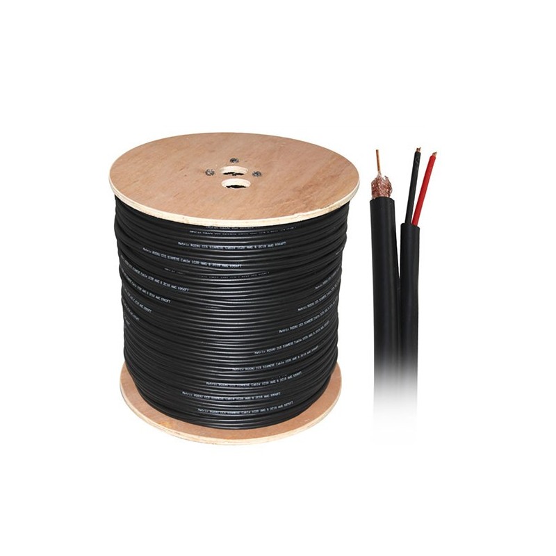 UltraLAN RG59 Siamese Coaxial & Power Cable - 300m - GeeWiz