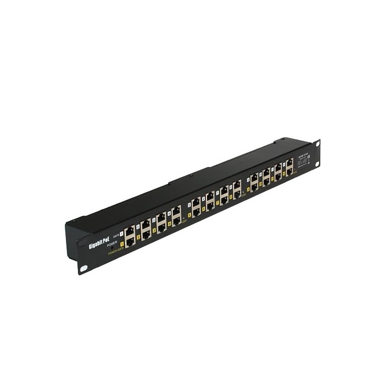 12 Port Gigabit Passive Poe Injector Rackmount Geewiz