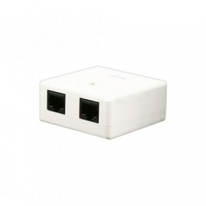 UltraLAN CAT5e Double Port Surface Mount Box - GeeWiz
