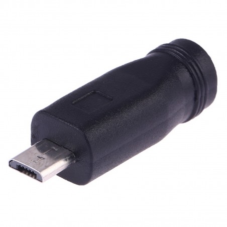 Female to Micro USB Male Power Adapter - DC 5.5 x 2.1mm / Charging ...