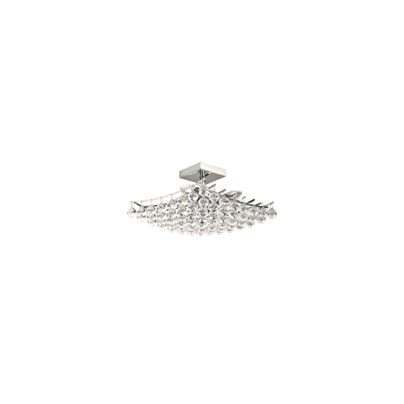 Bright Star Lighting - Polished Chrome Ceiling Fitting with Acrylic ...
