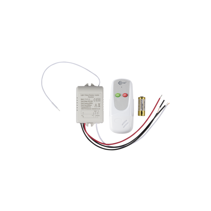 Bright Star Lighting - 1 Way Remote and Receiver for Ceiling Fittings ...