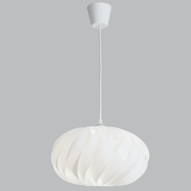 Bright Star Lighting - 350mm Round Plastic & Polypropylene Pendant - GeeWiz