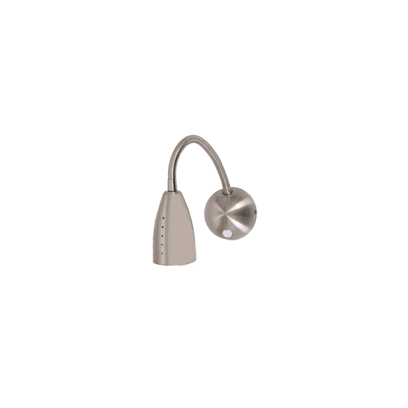 Bright Star Lighting - Satin Chrome Wall Fitting with Flexible Arm - GeeWiz