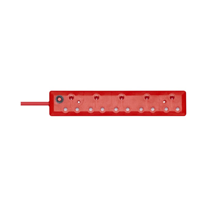LinkQnet 5-Port Dedicated Red Colour Multiplug - 5x 16A SA - GeeWiz