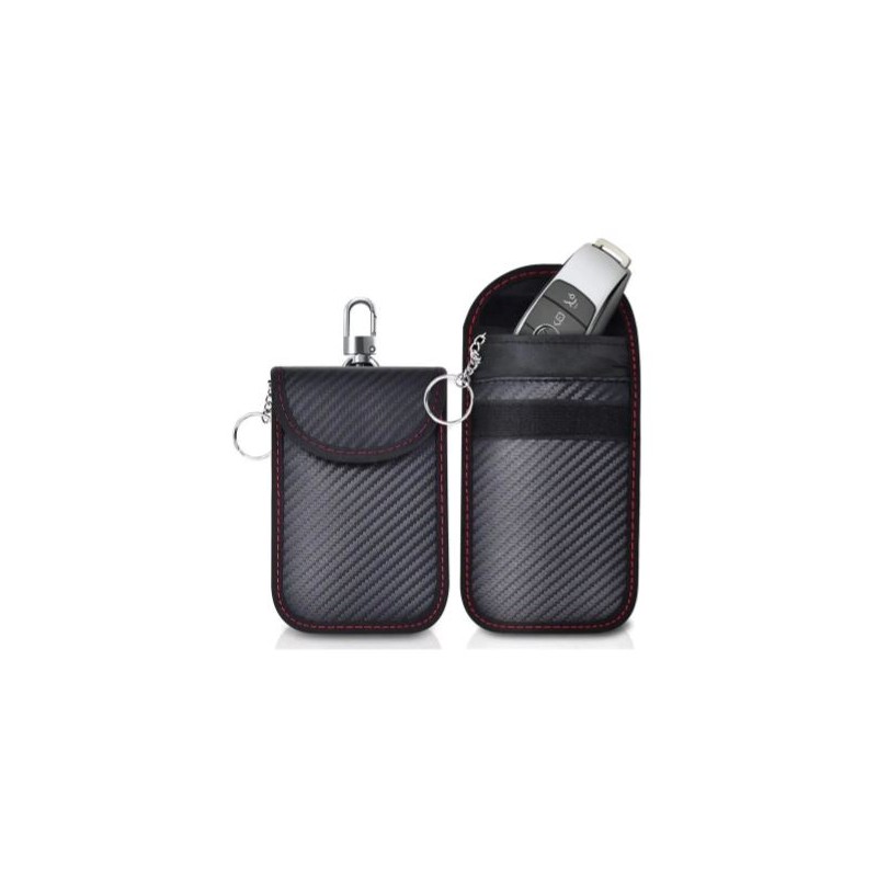 Car Key Pouch Bag with Key Ring and Hook - GeeWiz